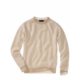 Mey & Edlich Mey & Edlich Herren Linienwerk-Pullover Beige 80 % Wolle, 20 % Polyamid