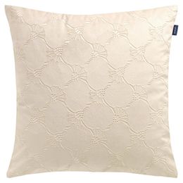 JOOP! Kissenbezug Impress, Natur, Textil, Karo, 45x45 cm, hochwertige Qualit&auml;t, Wohntextilien, Bez&uuml;ge, Kissenbez&uuml;ge