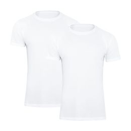 Paolo Renzo&reg; Rundhals T-Shirt 8 St&uuml;ck - Gr&ouml;&szlig;e XL - Schwarz