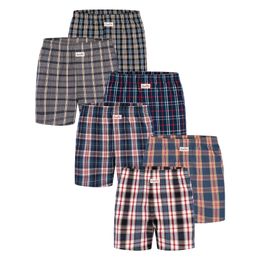 Sugar Pine Herren Boxer Mix Karos 6er Pack