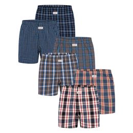 Sugar Pine Herren Boxer Mix Karos 6er Pack