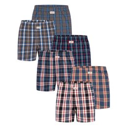 Sugar Pine Herren Boxer Mix Karos 6er Pack