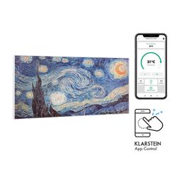 Klarstein Wonderwall Air Art Smart Infrarotheizung 120x60cm 700W Wandinstallation App-Steuerung Sternennacht