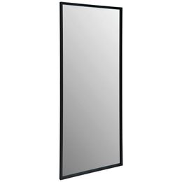 Mid.you Wandspiegel, Schwarz, Metall, Holzwerkstoff, rechteckig, 70x160x2.5 cm, Spiegel, Wandspiegel