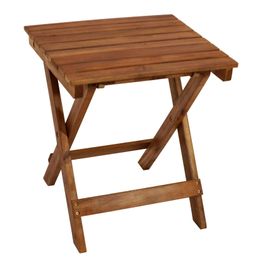 DEGAMO Klapp - Beistelltisch MONTERIA 38x43cm, Akazie ge&ouml;lt