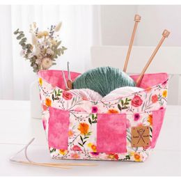 buttinette N&auml;h-Set "K&ouml;rbchen Blumen", bunt