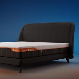 EMMA Performance Boxspringbett &ndash; 200x200cm &ndash; Grau - 26cm