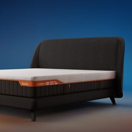 EMMA Performance Boxspringbett &ndash; 200x200cm &ndash; Grau - 28cm