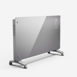 Klarstein Bansin Crystal Smart Konvektor 2500 2500 W App 5- 50 &deg;C LED-Anzeige Touch-Display Grau 2500 W