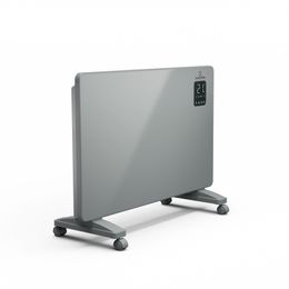 Klarstein Bansin Smart 1500 Konvektionsheizger&auml;t 1500 W App 5- 50 &deg;C LED-Anzeige Touch-Display Grau 1500 W