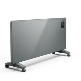 Klarstein Bansin Smart 2500 Konvektionsheizger&auml;t 2500 W App 5- 50 &deg;C LED-Anzeige Touch-Display Grau 2500 W