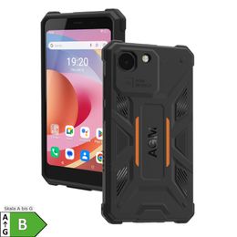 AGM Note N2 Active 3GB + 32GB Schwarz Smartphone (4,96 Zoll, 5 MP, 3.000-mAh, Octa-Core, Gesichtserkennung, Outdoor)