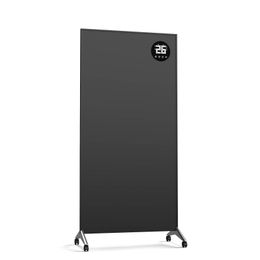 Klarstein Wonderwall Smart Bornholm Infrarotheizung 1200 W Smart-Steuerung Wandmontage LED-Display 1200 W Schwarz