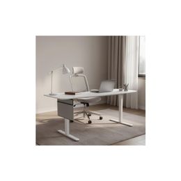 Home Deluxe H&ouml;henverstellbarer Schreibtisch ELMO Wei&szlig; - 160 x 60 cm
