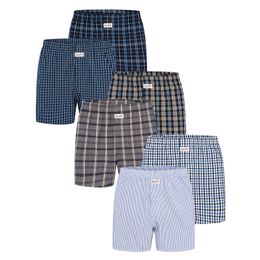 Sugar Pine Herren Boxer Mix Karos 6er Pack
