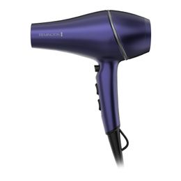 Remington AC9350 Gloss Haartrockner (2.200 Watt, AC Motor, Keramik mit Multivitamin-Komplex, Ionenpflege, PRO+ Einstellung zum Schutz des Haares, 6 Hitze- und Gebl&auml;sekombinationen, Kaltstufe, Keramikgitter, Diffusor, schmale Stylingd&uuml;se, Aufh&auml;nge&ouml;se, abneh