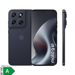 Motorola G87 12GB + 256GB PANTONE&reg; Overture Smartphone (6,78 Zoll, 200 MP, 5.100-mAh, Octa-Core, Fingerabdrucksensor, Gesichtserkennung, schwarz)