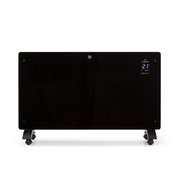 Klarstein Bansin Crystal Smart Konvektions-Heizger&auml;t 2500W 5 - 50 &deg;C App-Steuerung Schwarz 2500 W