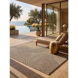 KADIMA DESIGN Flachgewebe-Teppich Pflegeleicht Natur 160x220 cm - TOCE Kadima