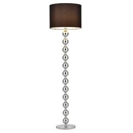 lux.pro Stehleuchte, Schwarz, Metall, 48x155x48 cm, Lampen & Leuchten, Innenbeleuchtung, Stehlampen, Stehlampen