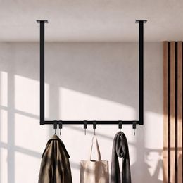 CLP Kleiderst&auml;nder, Schwarz, Schwarz, Metall, 60x60x7 cm, Garderobe, Garderobenst&auml;nder