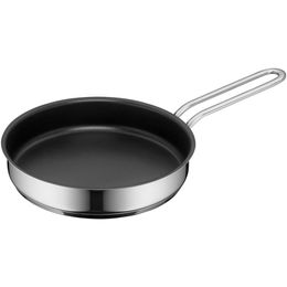 WMF Minipfanne Mini, Edelstahl, Metall, breiter Sch&uuml;ttrand, antihaftbeschichtet, ergonomischer Griff, TransTherm&reg;-Allherdboden, Kochen, T&ouml;pfe, Br&auml;ter