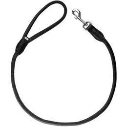 Hunter F&uuml;hrleine Round & Soft Canadian Up schwarz S-M