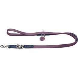 Dog Sport HUNTER verstellbare Hundef&uuml;hrleine lemvig lila 1,5 cm