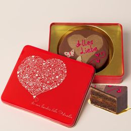 Dessert Sachertorte &bdquo;Alles Liebe&ldquo; | FloraPrima Blumenversand | Blumen und mehr versenden