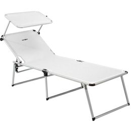 Brunner Sonnenliege Malibu High, wei&szlig;