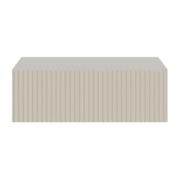 Selsey Nachttisch, Taupe, Holzwerkstoff, 1 Schubladen, Rechteckig, 50x17x35.6 cm, Made in Europe, Schlafzimmer, Nachttische