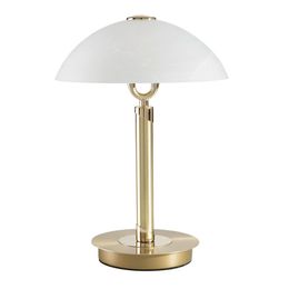 Novel Tischleuchte, Chrom, Messing, Metall, Glas, 37 cm, RoHS, Touch-Schalter (on/off), Lampen & Leuchten, Innenbeleuchtung, Leuchten nach R&auml;umen, Schlafzimmerlampen