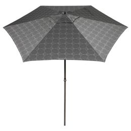 JOOP! Sonnenschirm, Taupe, Grau, Textil, 300x270 cm, Knickgelenk, Sonnenschutz & Sichtschutz, Sonnenschirme