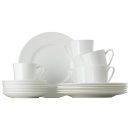 Rosenthal Kaffeeservice Jade White, Wei&szlig;, Keramik, 18-teilig, 200 ml,200 ml, Essen & Trinken, Geschirr, Geschirr-Sets, Kaffeeservice
