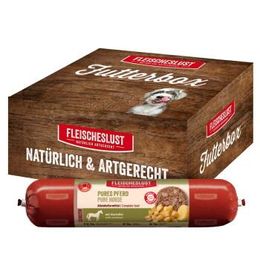 Fleischeslust Nassfutter Hund Wurst Pferd und Kartoffel 6x800 g