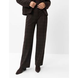 Raphaela by Brax Damen Marlenehose Style PEGGY FLARED MARRONE, dunkelbraun, Gr. 36