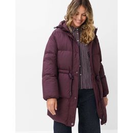 Brax Damen Steppmantel Style TILDA blackberry violet, dunkles lila, Gr. 48
