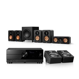 Teufel ULTIMA 20 Surround + Yamaha RX-A2A f&uuml;r Dolby Atmos "5.1.2"