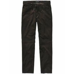 Mey & Edlich Mey & Edlich Herren Berg-und-Tal-Lederjeans Braun Lammnubuk: Futter: 100 % Polyester