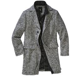 Mey & Edlich Mey & Edlich Herren Pepe e Sale-Wollmantel Grau 45 % Wolle, 34 % Polyester, 19 % Polyacryl, 2 % Polyamid