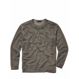 Mey & Edlich Mey & Edlich Herren Roadtrip-Sweatshirt Grau 54 % Polyamid, 46 % Baumwolle