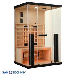 Sanotechnik BILLUND 2 NEU Infrarotkabine 2 Pers. 125x100x190 cm (Bausatz)