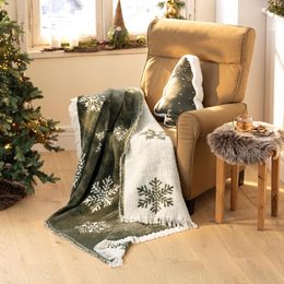 Kuscheldecke "Schneeflocken"