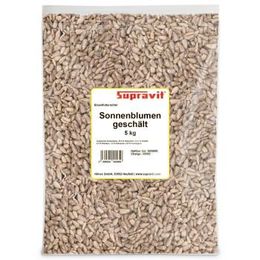 Supravit Sonnenblumenkerne gesch&auml;lt - Ganzjahresfutter f&uuml;r Wildv&ouml;gel 5 kg