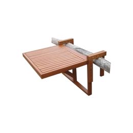 Sedex Sedex Balkontisch Picknick &ndash; Klappbarer H&auml;ngetisch f&uuml;r Balkongel&auml;nder aus FSC&reg; Eukalyptusholz