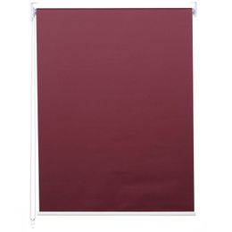 Rollo MCW-D52, Fensterrollo Seitenzugrollo Jalousie, Sonnenschutz Verdunkelung blickdicht 60x230cm ~ bordeaux