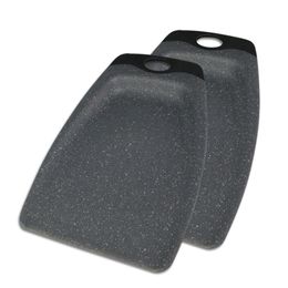 Stoneline&reg; Schaufel-Schneidebrett-Set, 2-teilig, rutschfest, schonend f&uuml;r Messer, bruchsicher, robust, leicht