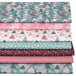 buttinette Patchwork- und Quiltpaket "Schneemann", eukalyptus/rosa