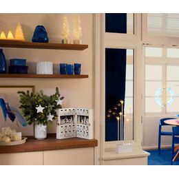 Tchibo - LED-Objekt mit St&auml;ben - 18x6x61cm - creme -