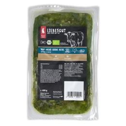 LIEBESGUT Hundefutter Barf-Men&uuml; Bio-Gr&uuml;ne-Heide mit Bio-Gem&uuml;se 14x400 g